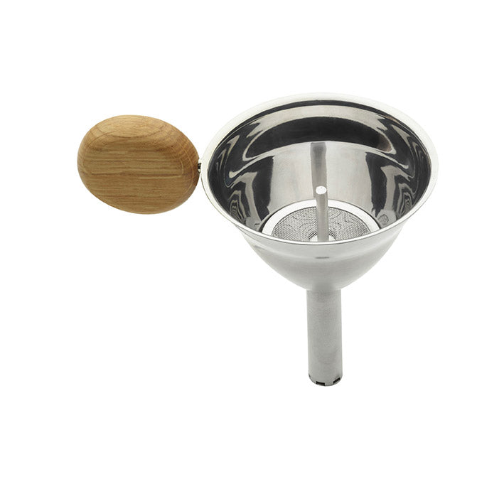 PEDRO Decanting Wine Funnel in Stainless Steel