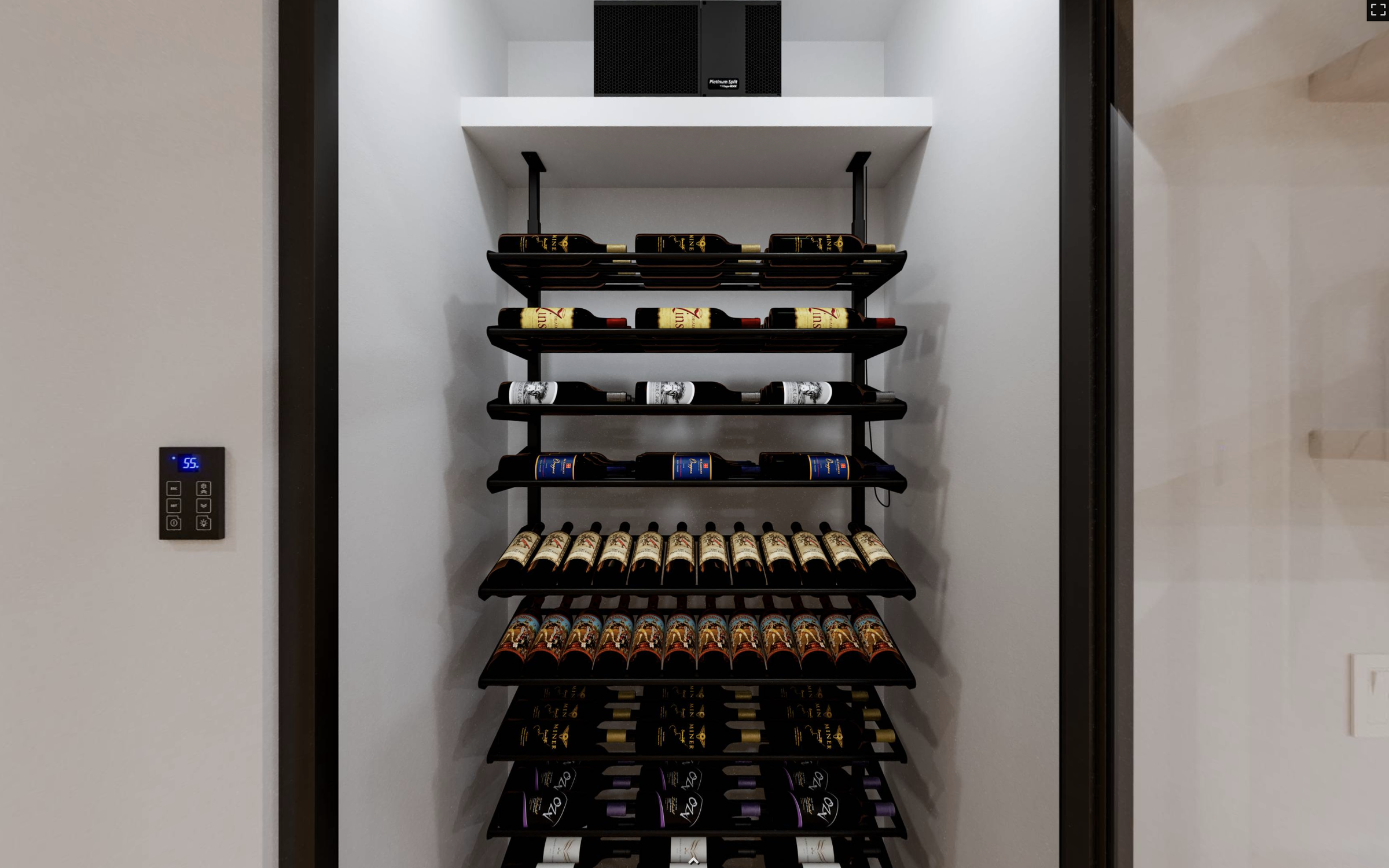 Mini Platinum Split – Ductless (220V Condenser) Wine Cellar Cooling Sy