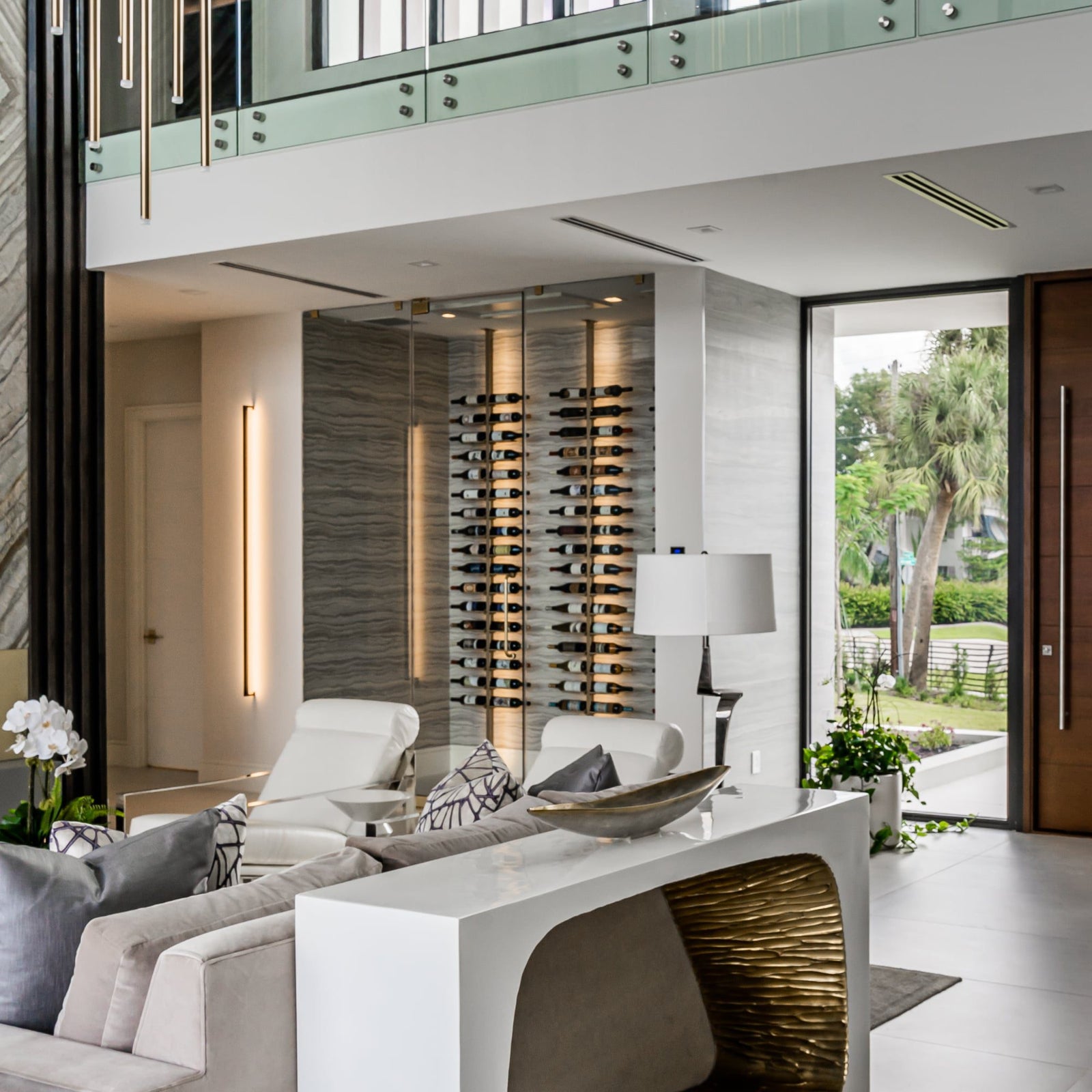 Vino Rails Single Sided Post Kit 10 (floor-to-ceiling wine rack system